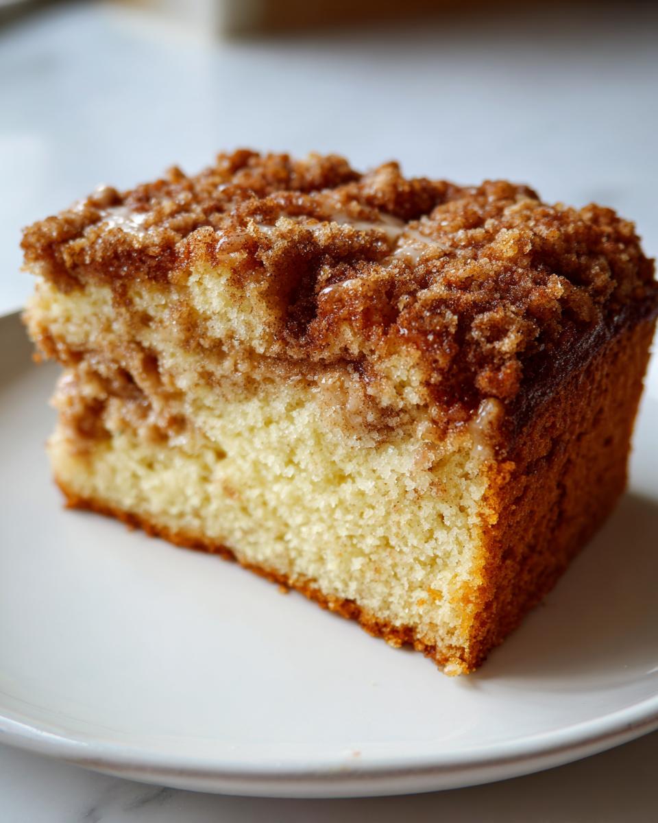 Amazing coffee cake: 55 minutes to bliss