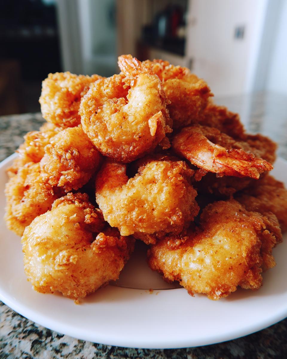 Amazing 3 Step fried shrimp Crunch Secret
