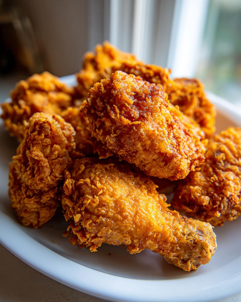 Shocking 2-step fried chicken wings