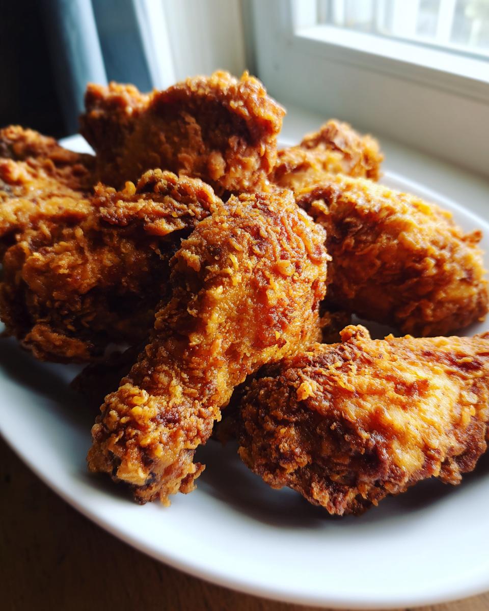 Shocking 2-step fried chicken wings