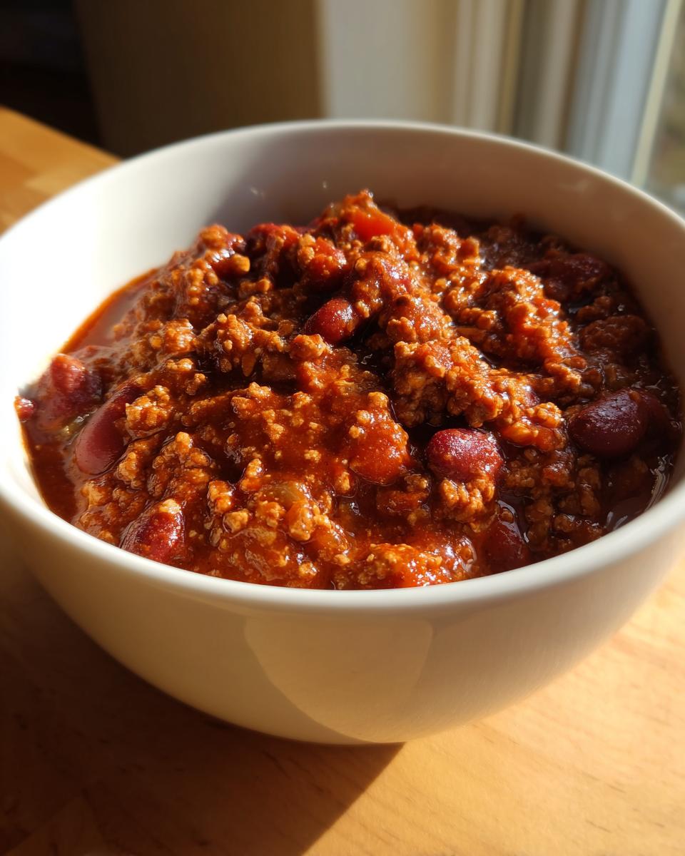 Amazing high protein chili: 38g fuel