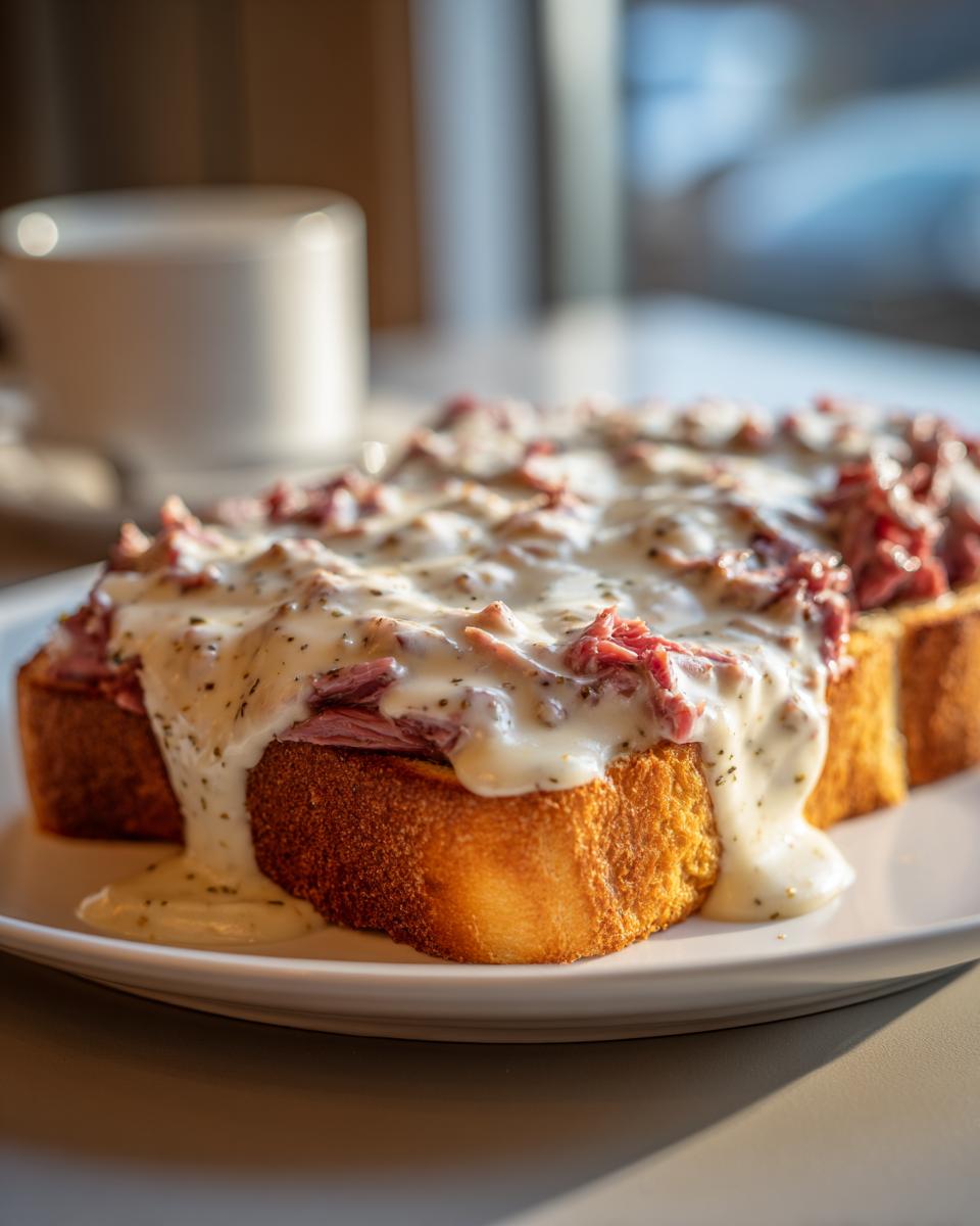 15-Minute chipped beef on toast Magic
