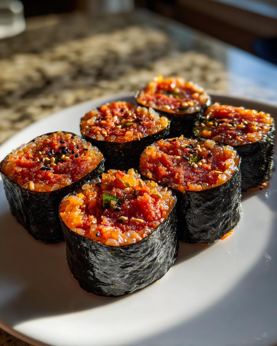 Amazing 15-Min Spicy tuna kimbap Joy
